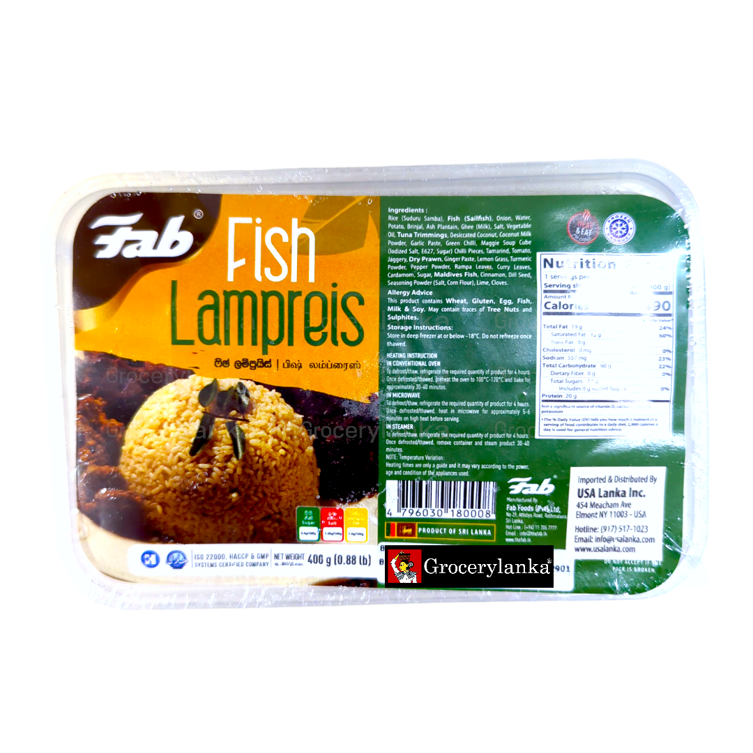 Fab Fish Lamprais - Frozen (In-Store Pickup Only / Please order a sepa ...