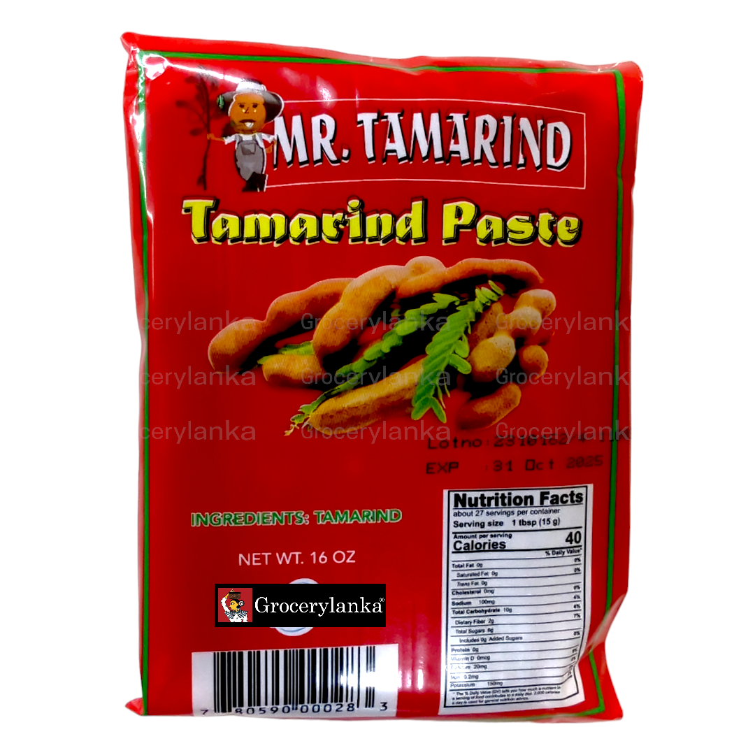 Mr.Tamarind Tamarind Paste with Seeds 16oz — Grocerylanka