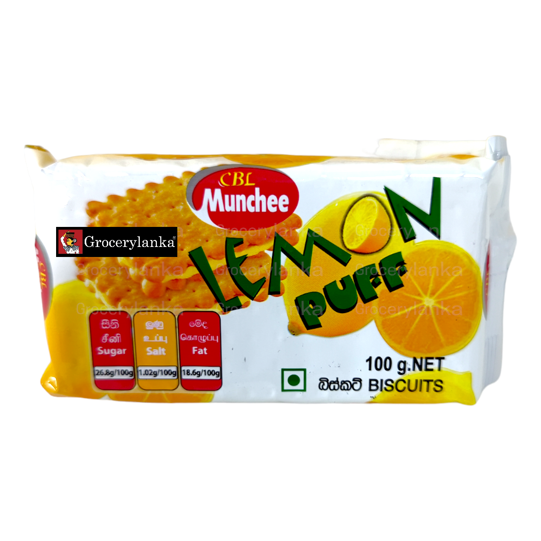 Munchee Lemon Puff 100g — Grocerylanka