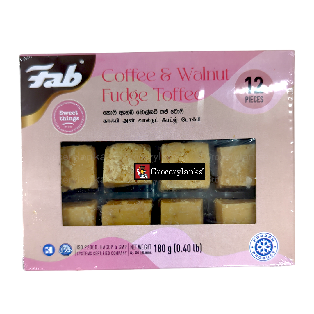 Fab Coffee and Walnut Fudge Toffee 12Pc — Grocerylanka