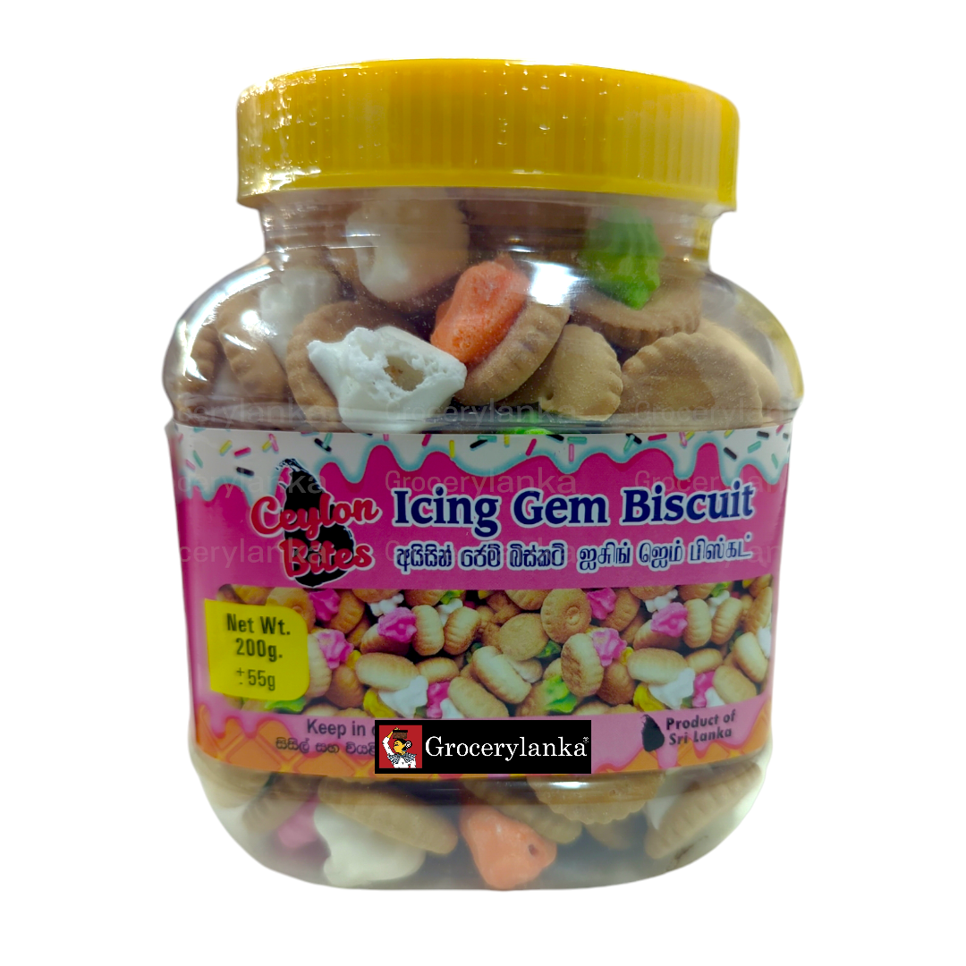 Ceylon Bites Icing Gem Biscuits 200g — Grocerylanka