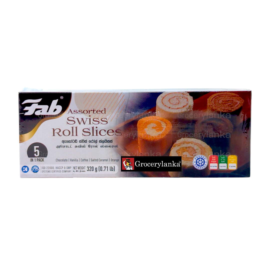 Fab Assorted Swiss Roll 5 pieces (320g) - Frozen (In-Store Pickup Only ...