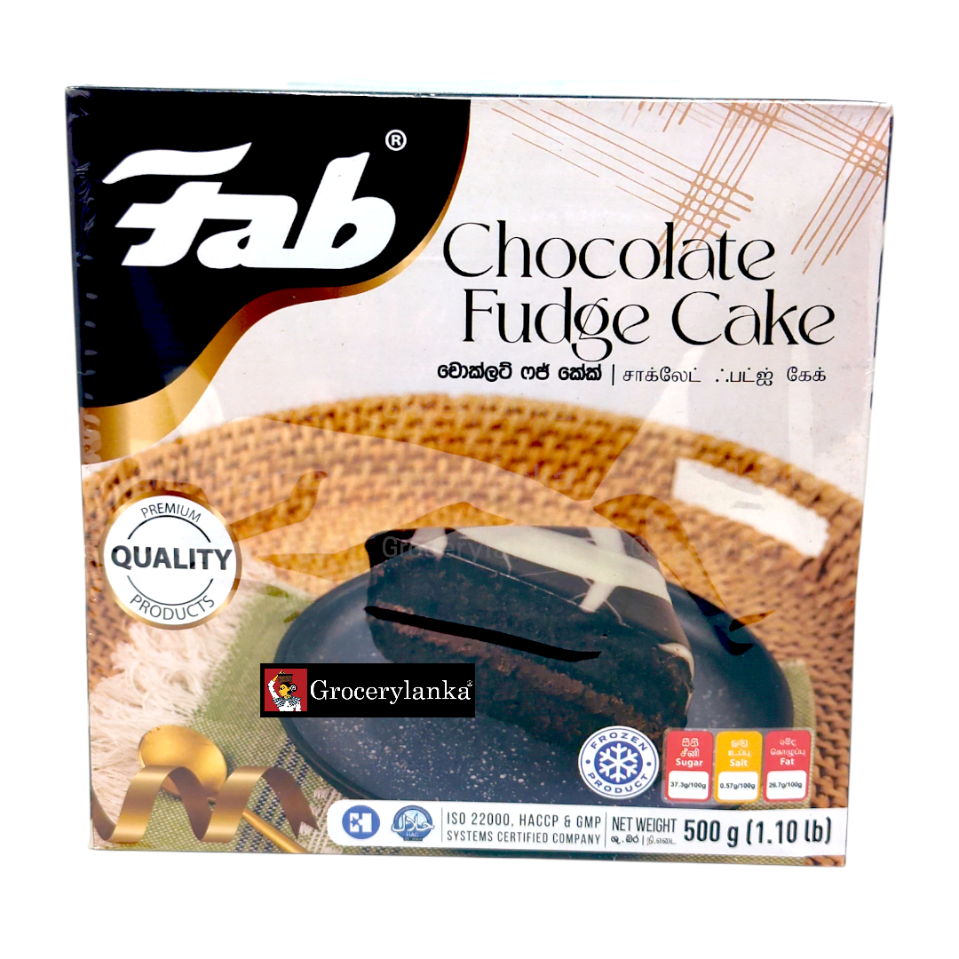 Fab Chocolate Fudge Cake 500g - Frozen (In-Store Pickup Only / Please ...