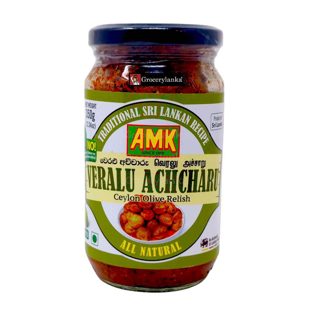 AMK Weralu Achcharu 350g | Sri Lankan Olive Pickle — Grocerylanka