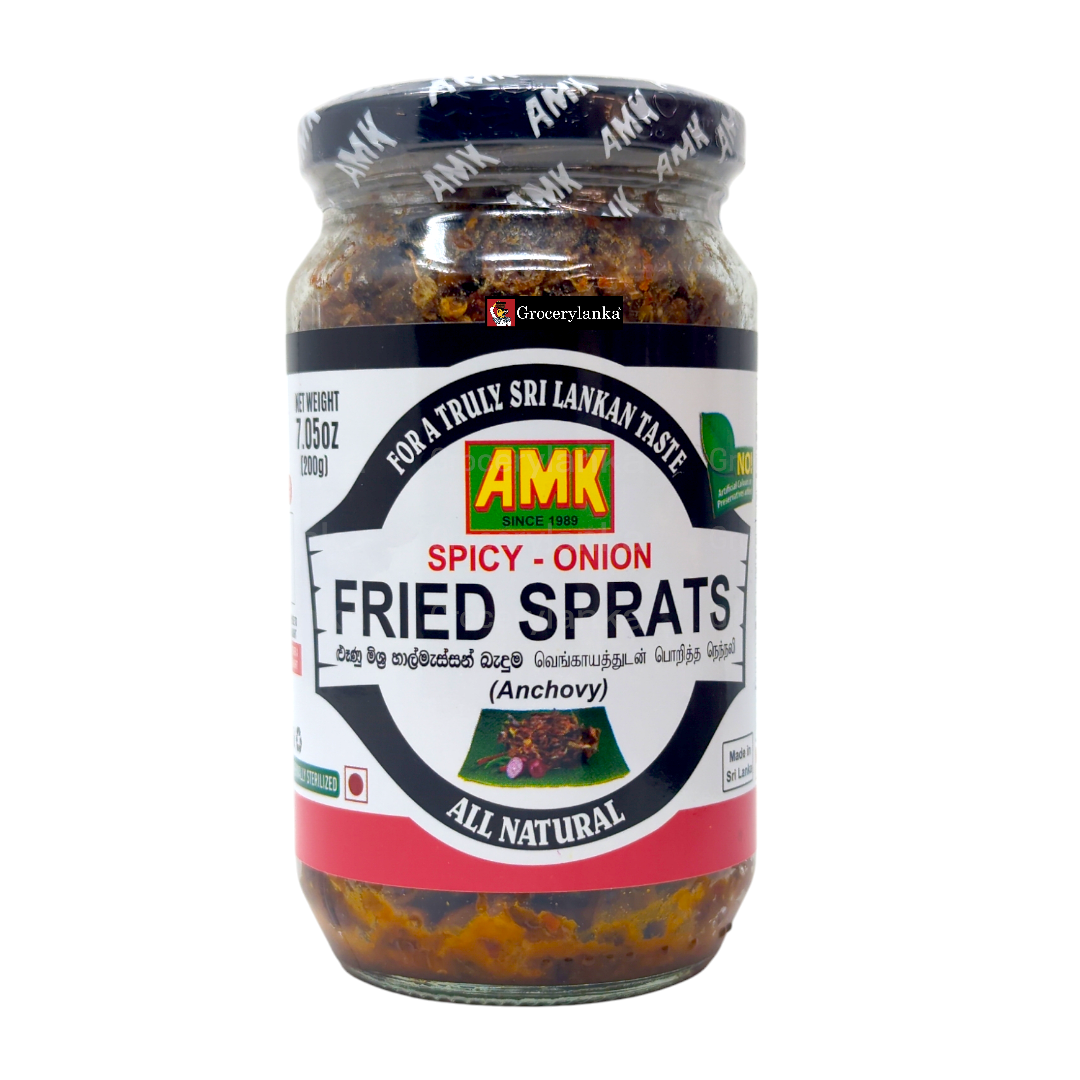 AMK Spicy Onion Fried Sprats 200g — Grocerylanka