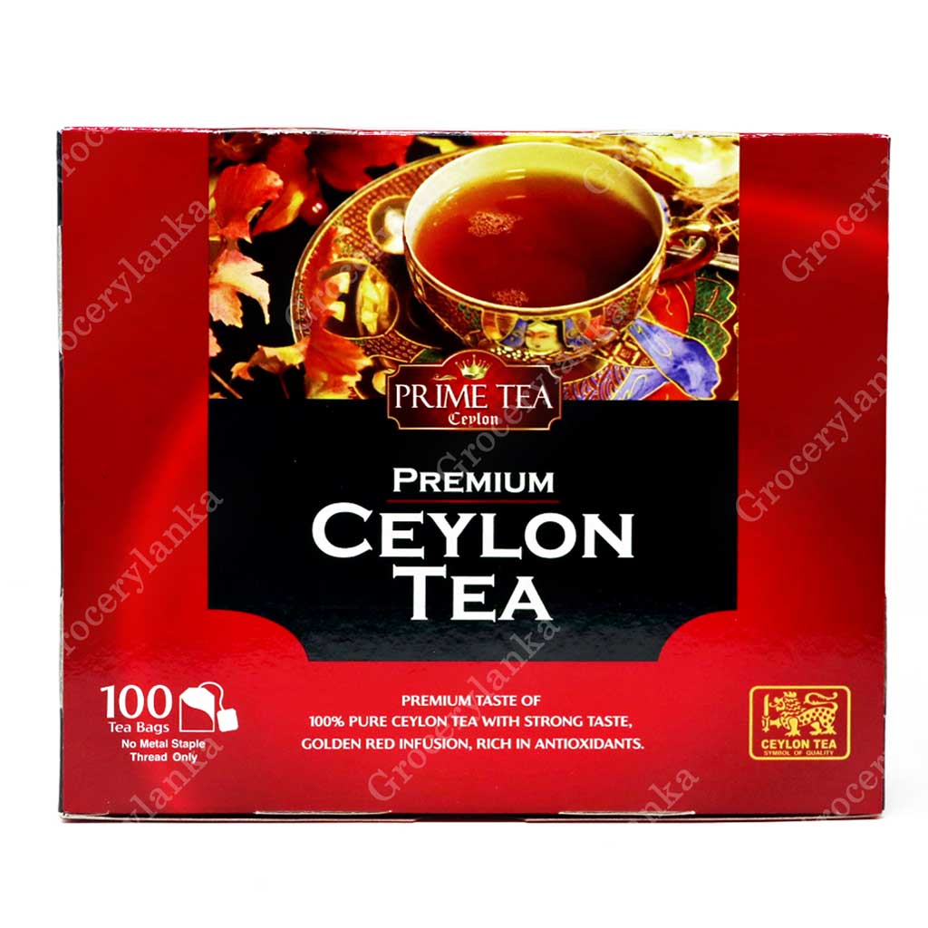 Premium Ceylon Tea 100 Tea Bags | Prime Tea Ceylon — Grocerylanka