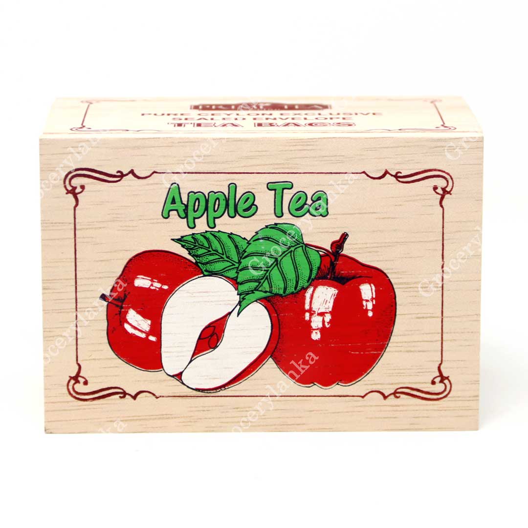 Prime Tea Ceylon Apple Tea in Wooden Gift Box - 25 Tea Bags — Grocerylanka