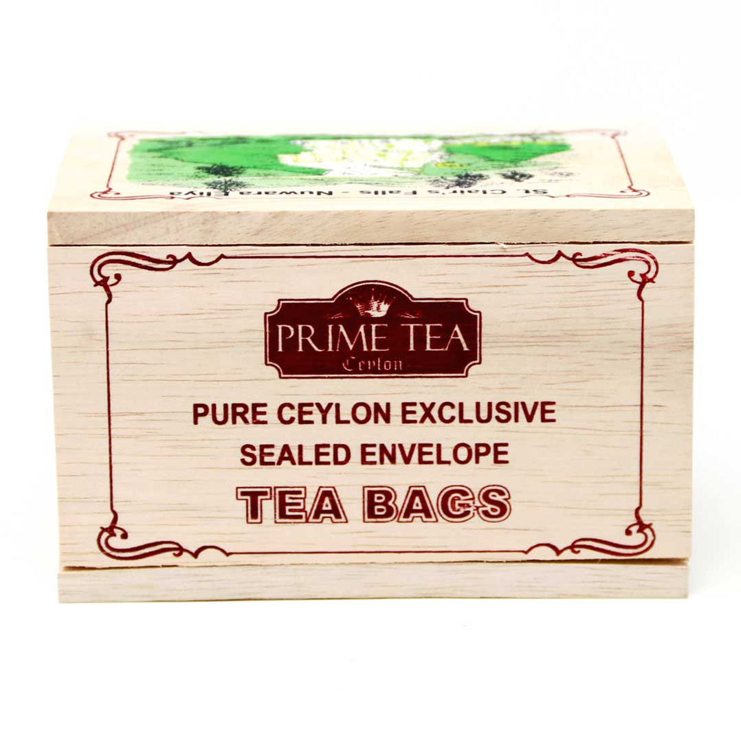 Prime Tea Ceylon Apple Tea in Wooden Gift Box - 25 Tea Bags — Grocerylanka