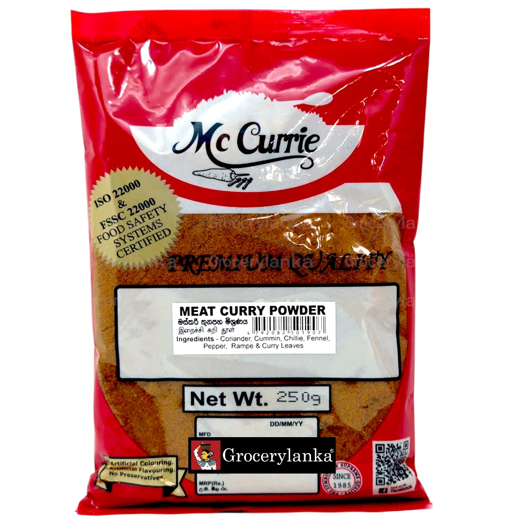 McCurrie Meat Curry Powder 250g | Authentic Sri Lankan Curry Blend ...