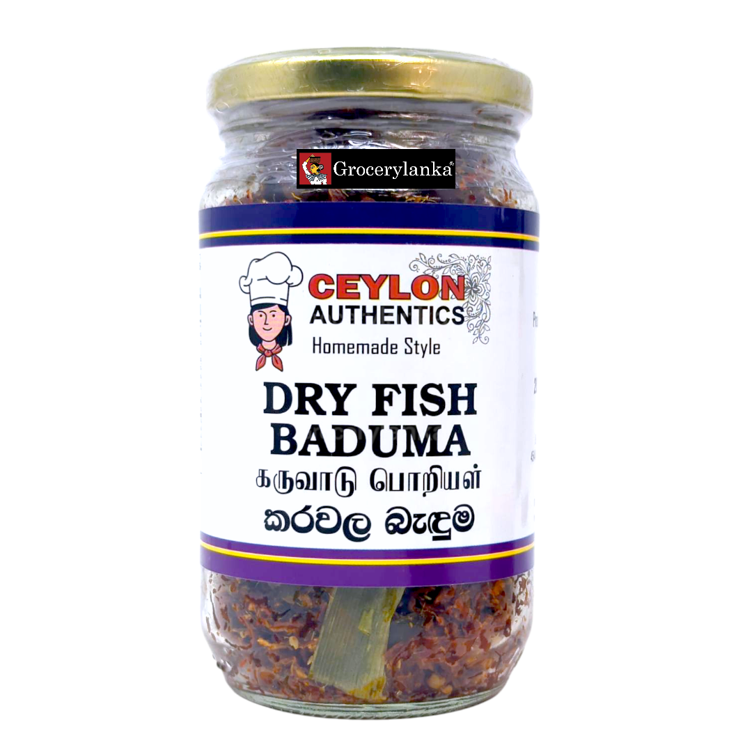 Ceylon Authentic Dry Fish Baduma 200g — Grocerylanka