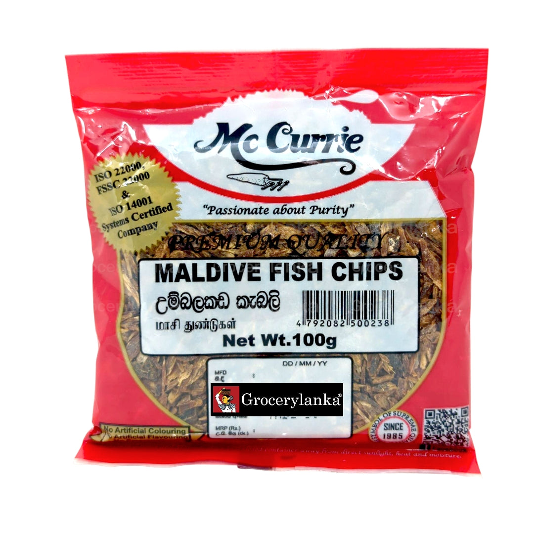 McCurrie Maldive Fish Chips 100g (Small Pack) — Grocerylanka