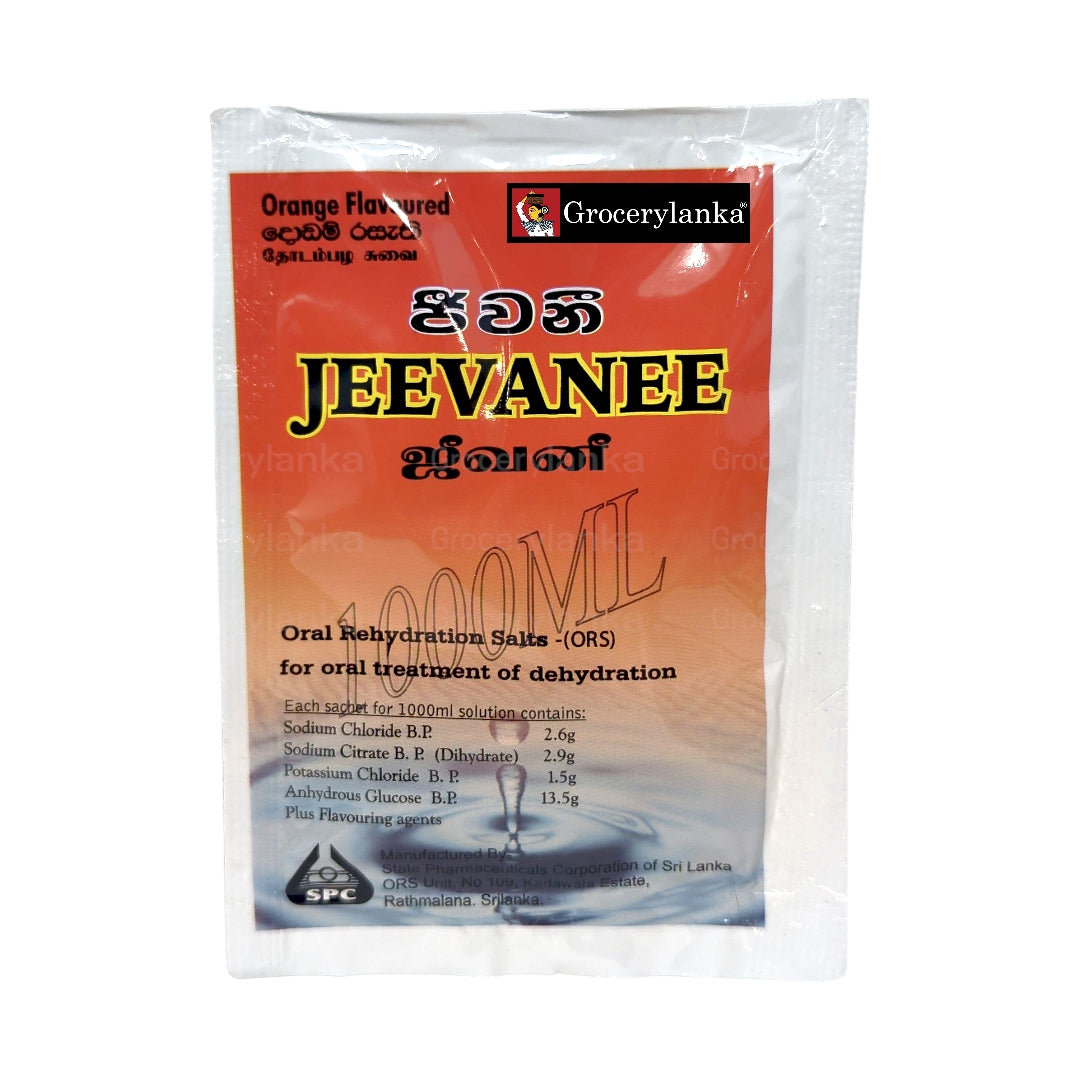 Jeevanee ORS Sachet – Orange Electrolyte Powder for 1L Hydration ...