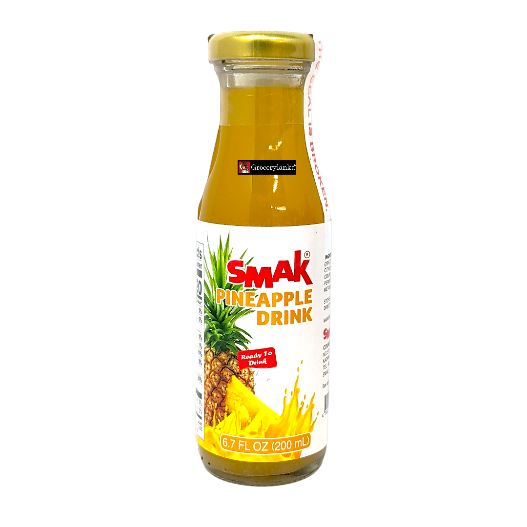 SMAK Pineapple Drink 200ml | Tropical Sri Lankan Beverage — Grocerylanka
