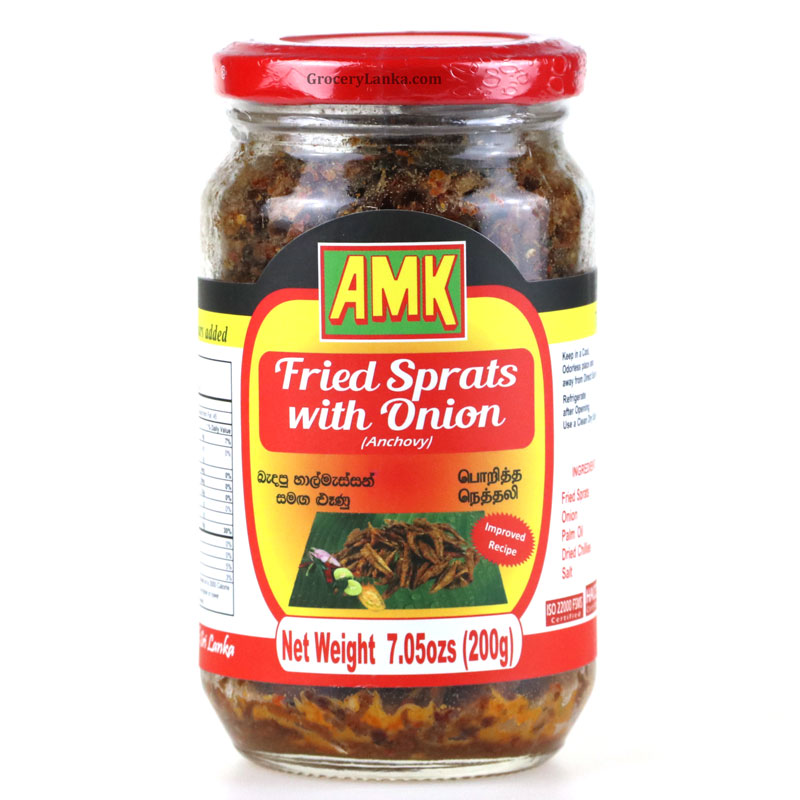AMK Fried Sprats with Onion 200g — Grocerylanka