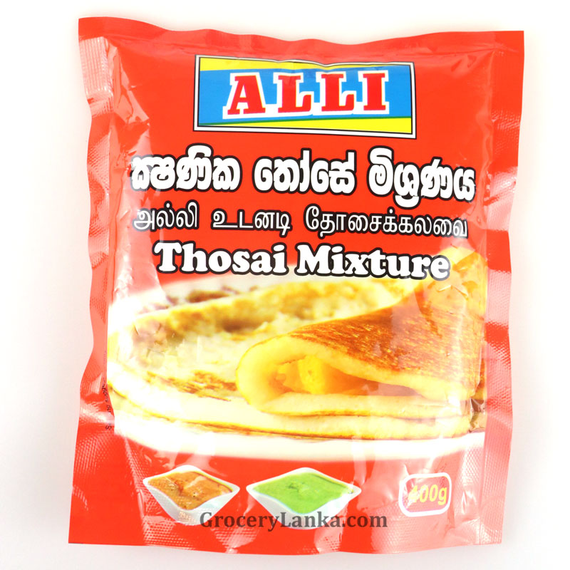 Alli Thosai Mixture 400g | Easy Dosa Mix for Crispy Thosai — Grocerylanka