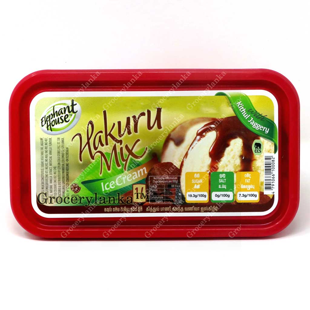 Elephant House Hakuru Mix Ice Cream 1L — Grocerylanka
