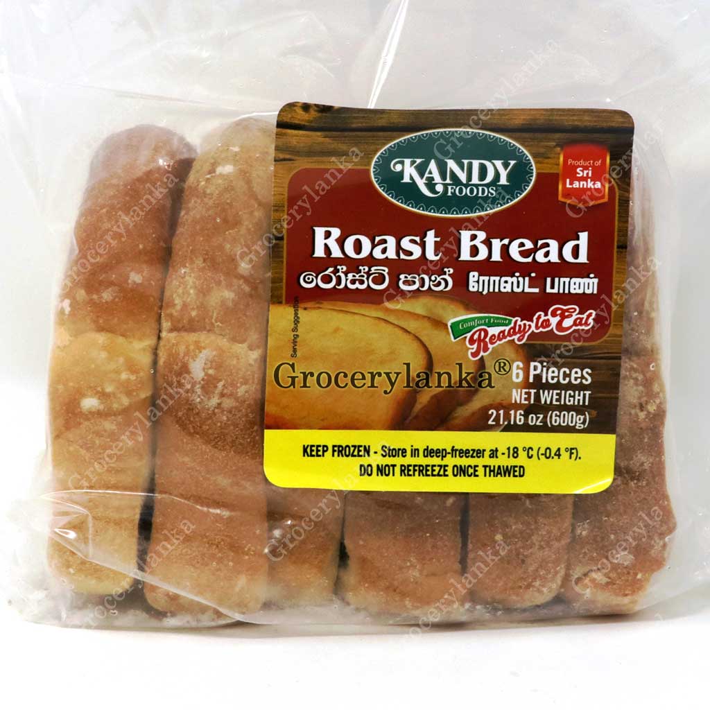 Kandy Foods Roasted Bread 6 Pieces — Grocerylanka