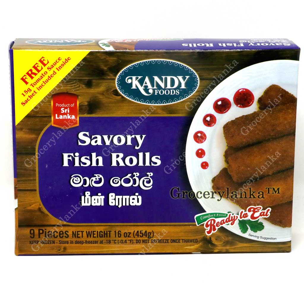 Kandy Foods Fish Rolls 9 Pack – Frozen Sri Lankan Short Eats — Grocerylanka
