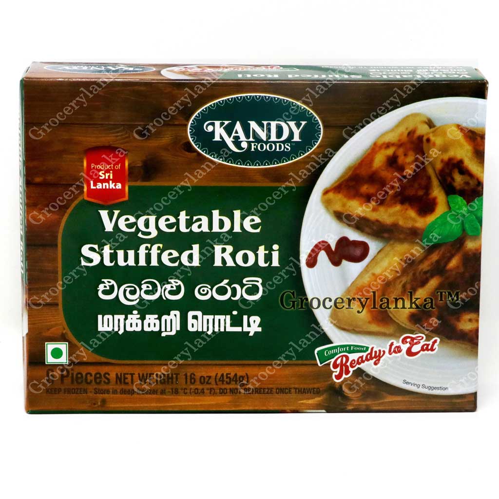 Kandy Foods Vegetable Roti 6Pcs — Grocerylanka