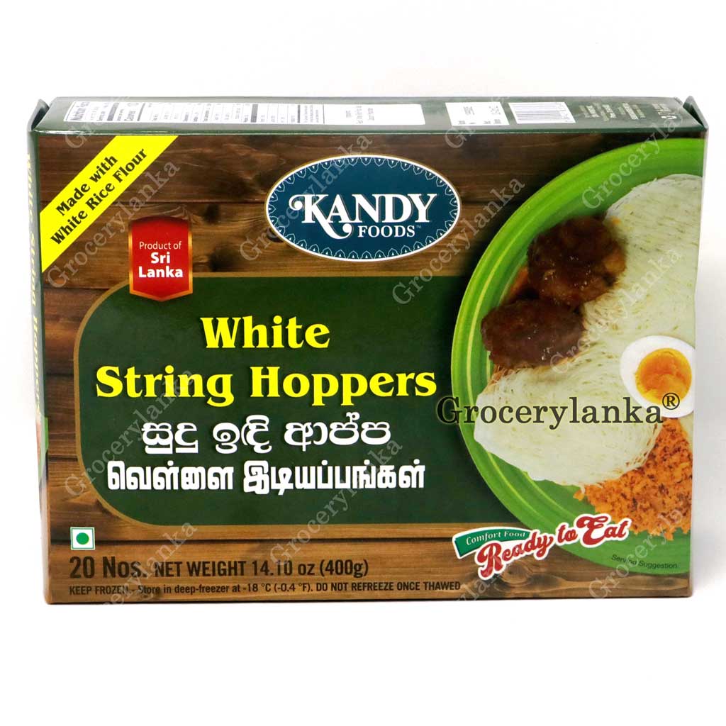 Kandy Foods White String Hoppers (Frozen) 400g — Grocerylanka