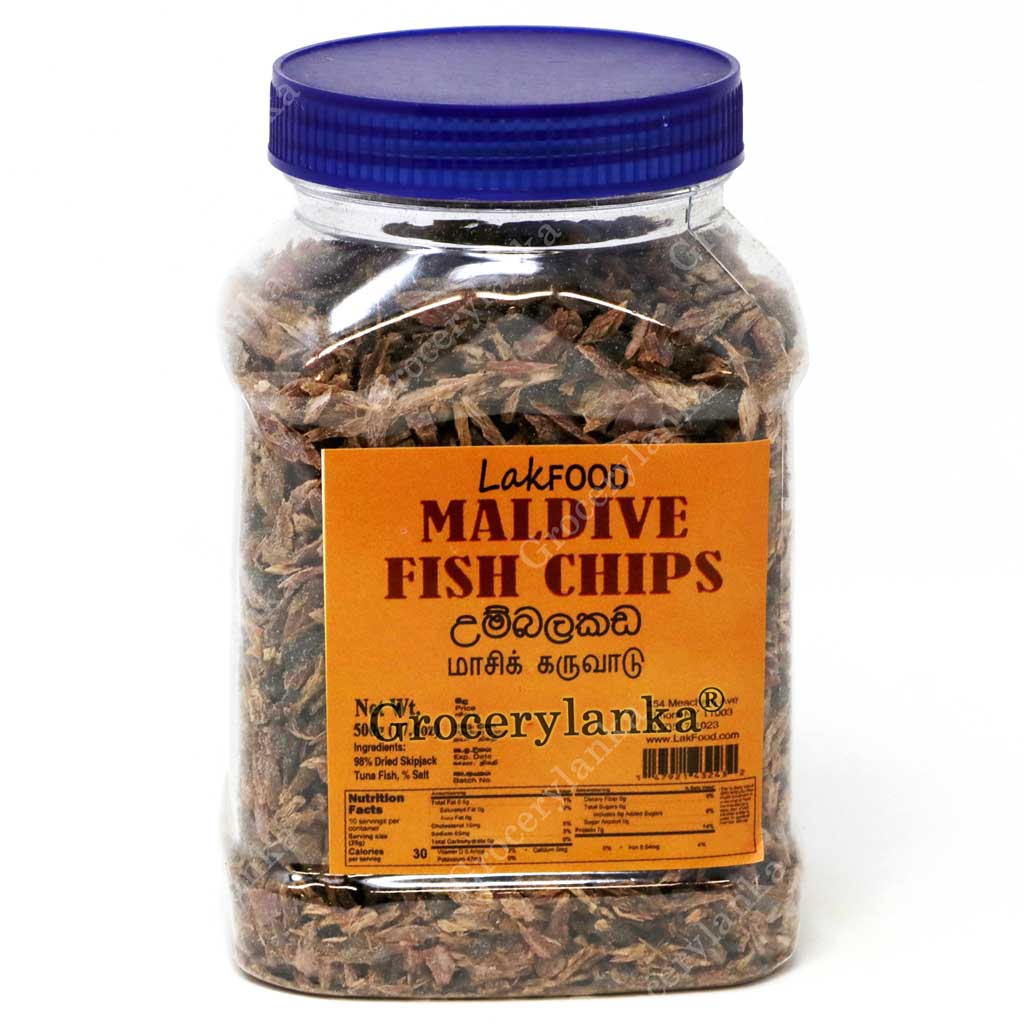 Maldive Fish Chips 500g — Grocerylanka