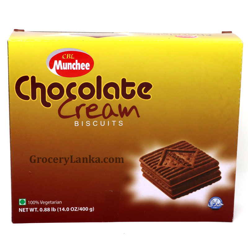 Munchee Chocolate Cream Biscuits 400g — Grocerylanka
