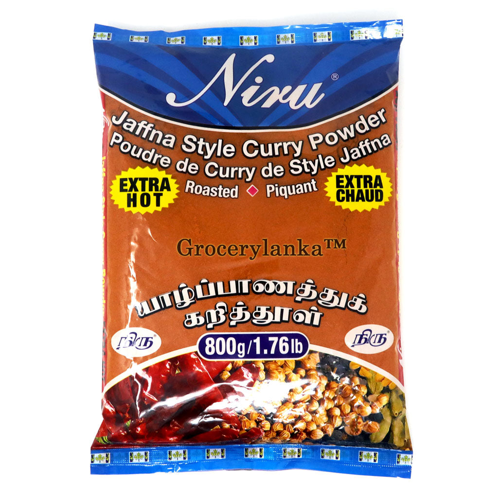 Niru Jaffna Style Curry Powder 800g - Extra Hot — Grocerylanka