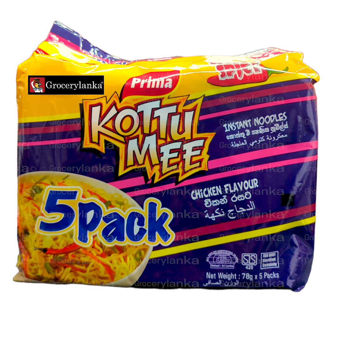 Prima Kottu Mee Chicken Flavor 5 Packs — Grocerylanka