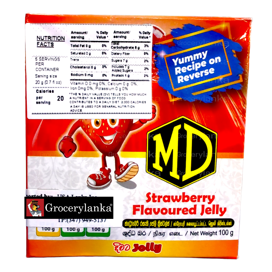 MD Jelly 100g - Strawberry Flavor — Grocerylanka