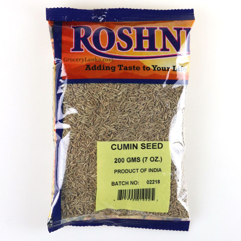 Roshni Cumin Seeds 200g (7.1 oz) Whole Spice — Grocerylanka