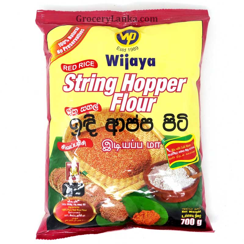 Wijaya Red String Hopper Flour 1kg — Grocerylanka