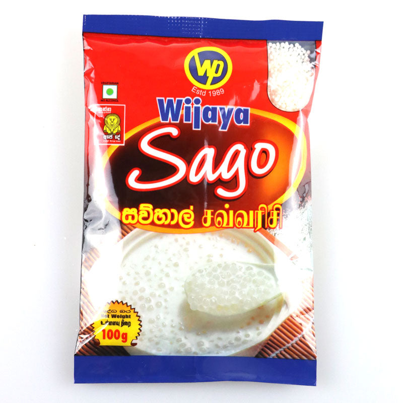 Wijaya Sago 100g – Premium Tapioca Pearls from Sri Lanka — Grocerylanka