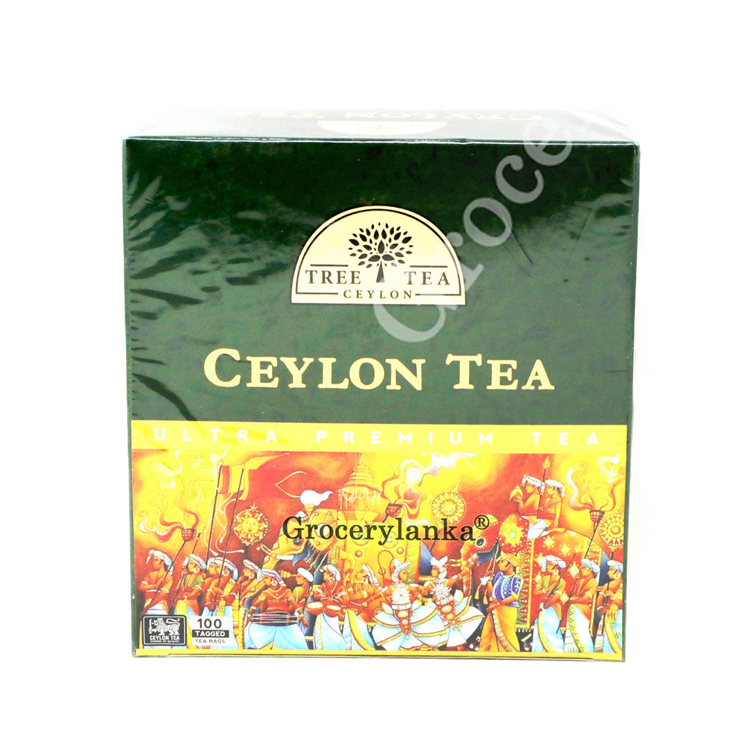 Tree Tea Ultra Premium Ceylon Tea - 100 Tea Bags — Grocerylanka